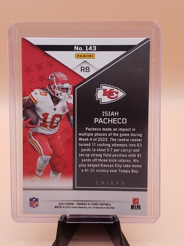 2022 Panini Rookies & Stars - Rookies #143 Isiah Pacheco (RC) | eBay
