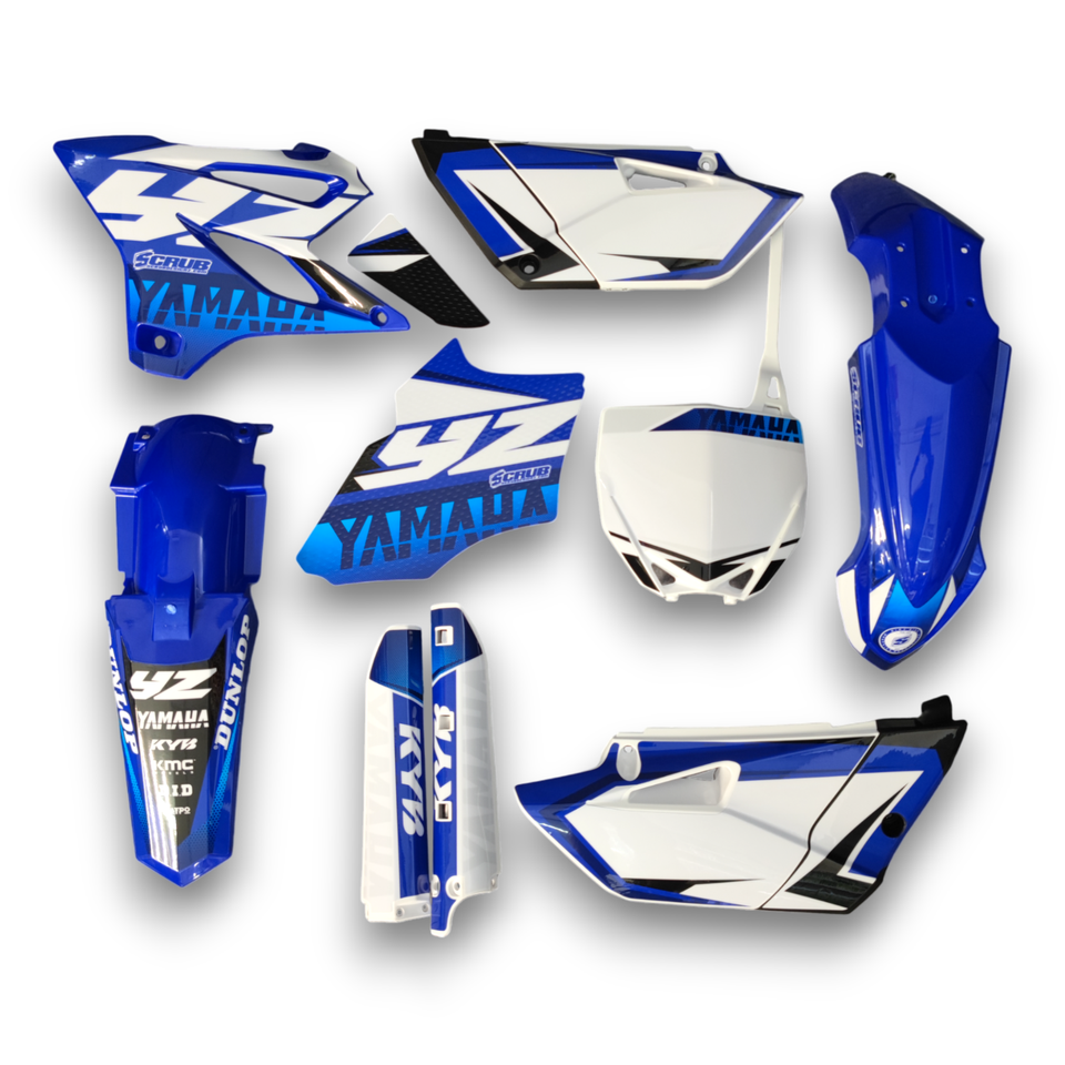 Plastics + Graphics Yamaha YZ 85 2002-2018 Restyle (Graphics fitted ...
