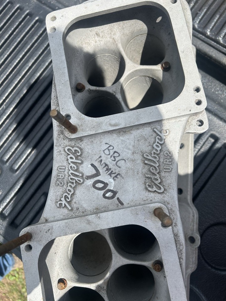 Edelbrock Big Block Chevy Tunnel Ram Intake Manifold w/2x4 4150 TR2X ...