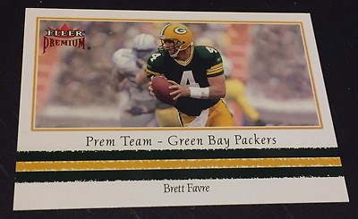 BRETT FAVRE 2002 Fleer Premium Prem Team RUBY ( RUBIES ) #4 SN#d /500 ...