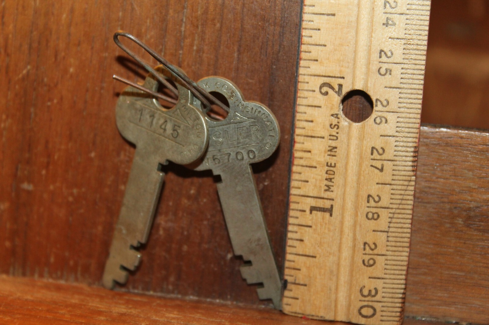 2 Vintage Safety Deposit Box Key Mosler | eBay