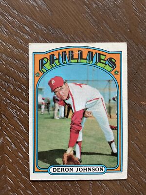 Deron Johnson 1972 Topps #167 Philadelphia Phillies Baseball Card | eBay