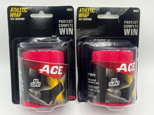 ACE Brand Self-Adhering Athletic Wrap - Red - 909032 - (2-Wraps) | eBay