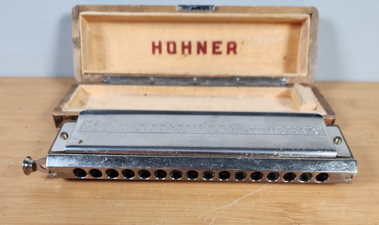Hohner 64 Chromonica Harmonica 4 Chromatic Octaves Professional Model ...