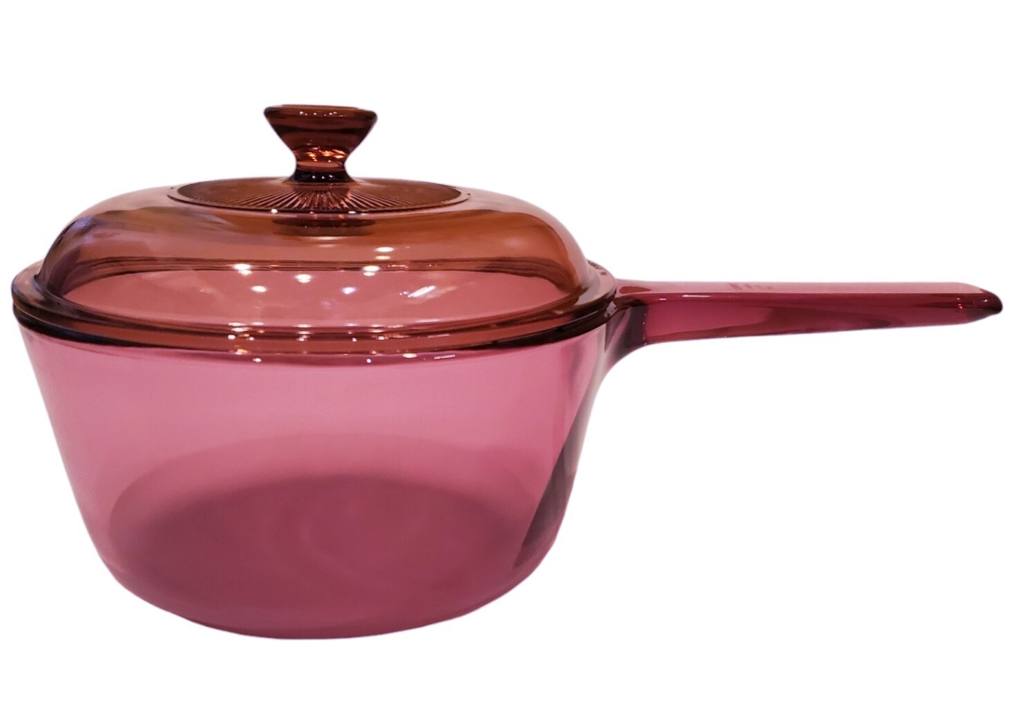 Set of 13 Vision WARE Visions Corning PYREX Cranberry Glass Cookware w ...