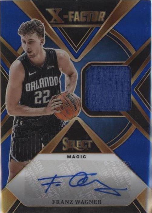 2023-24 Panini Select - X Factor Memorabilia Signatures Franz Wagner # ...
