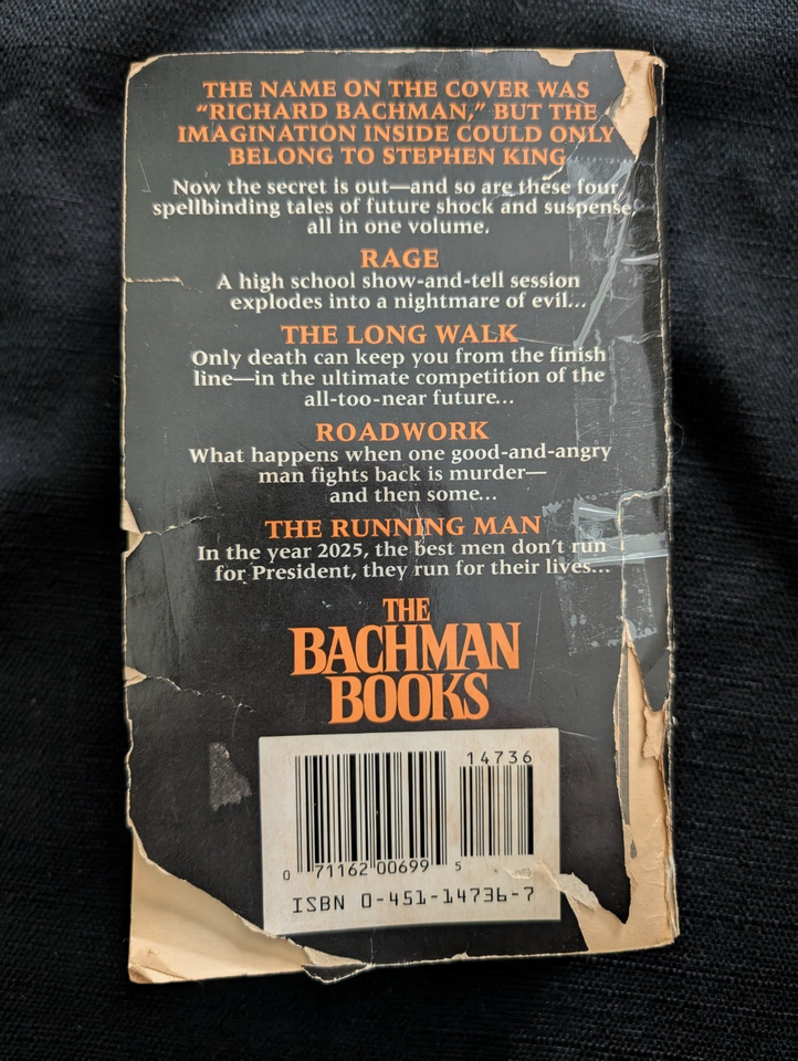 The Bachman Books by Stephen King First Signet Edition & Printing ...