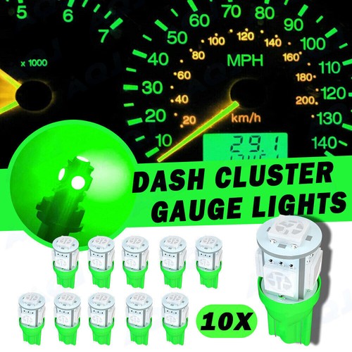 Dash Speedometer Cluster Gauge GREEN LED LIGHT KIT Fit 93-97 Honda ...
