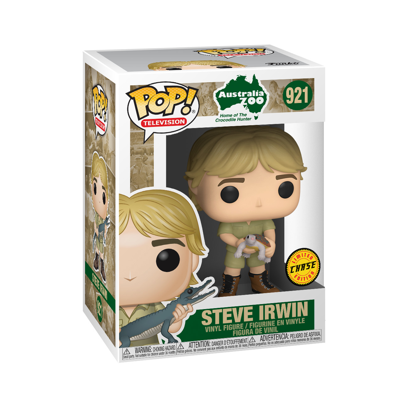 Funko Pop! Vinyl: Steve Irwin (Chase) #921 for sale online | eBay