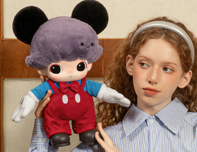 POPMART DIMOO WORLD x DISNEY Mickey Vinyl Plush Bag Authentic Japan | eBay