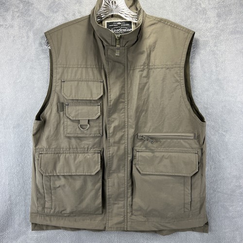 Field and Stream Hunting Vest Adult Medium Taupe Fishing Safari Pockets ...