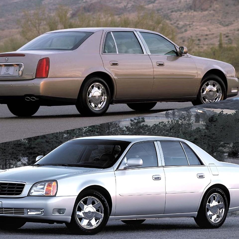 Chrome Pillar Posts for Cadillac Deville/DTS 00-11 6pc Set Door Trim ...