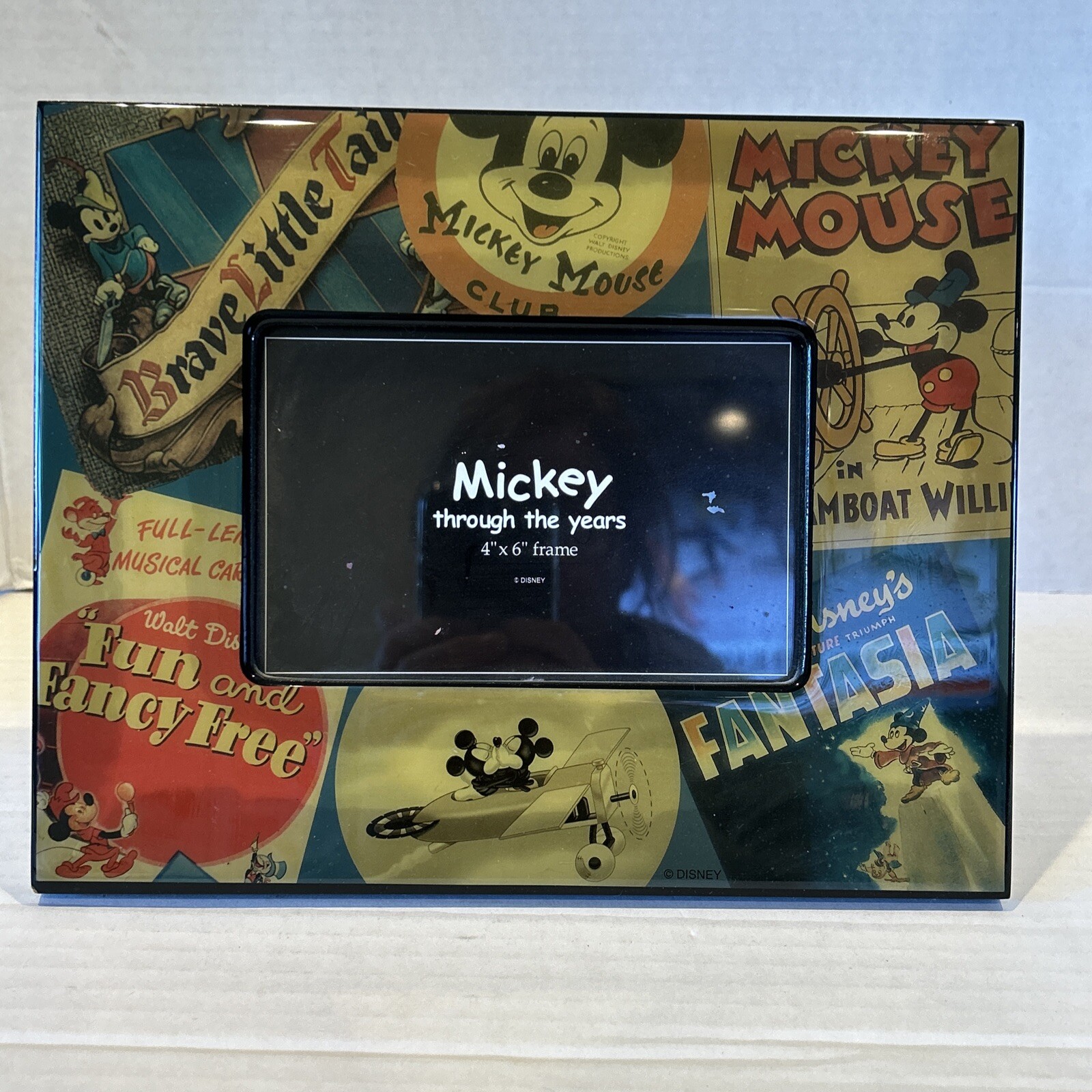 Mickey Walt Disney Through The Years of Mickeys Picture Photo Frame | eBay