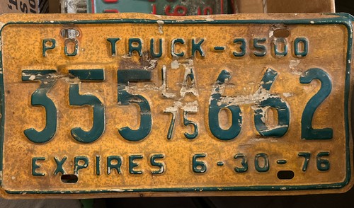 Louisiana vintage license plate/car tag truck 1976 | eBay
