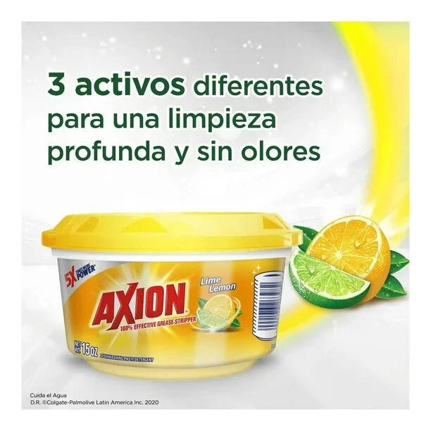AXION LIME & LEMON Dish Washing Paste Detergent 425 g from Mexico | eBay