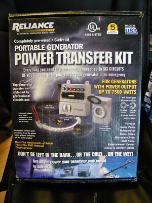 Transfer Switches - Reliance Transfer Switch Kit