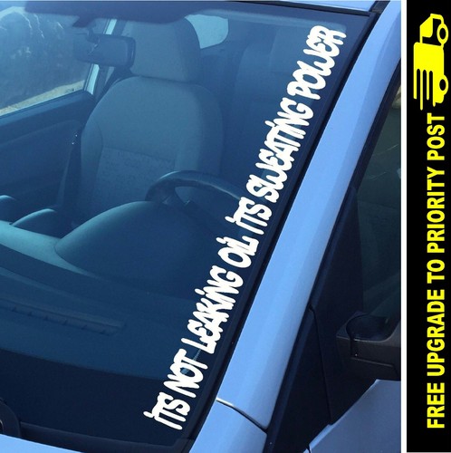 4x4 car 4WD OIL SWEATING POWER windscreen Decal 400mm sticker | eBay ...