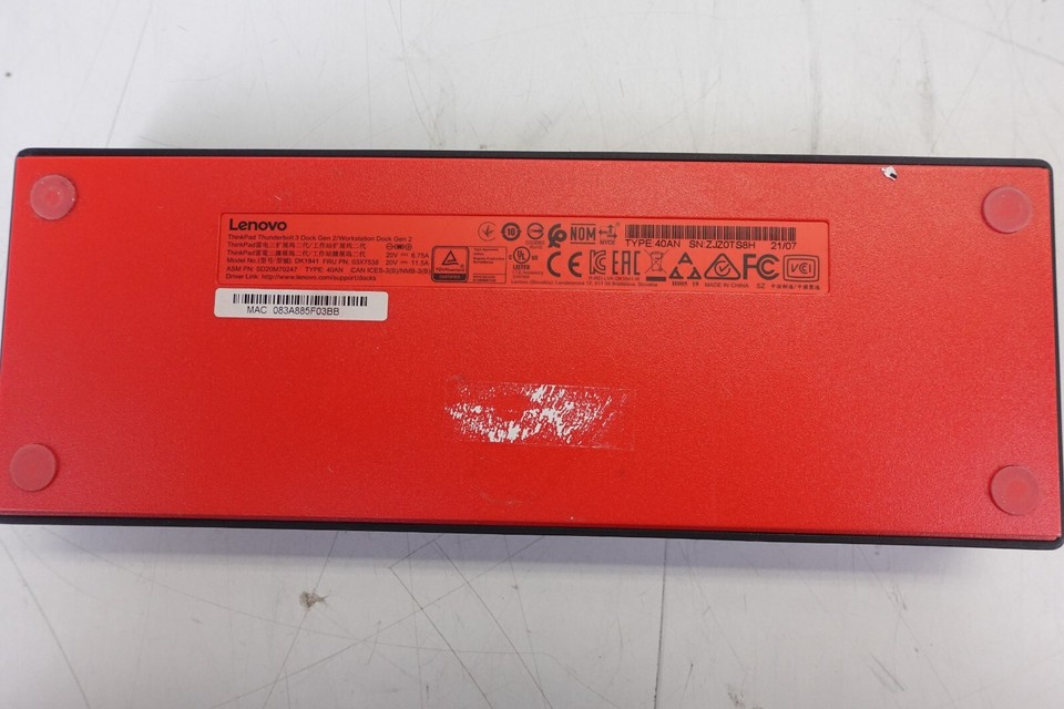 Lenovo DK1841 - ThinkPad Thunderbolt 3 Dock Gen 2 with PSU | eBay UK