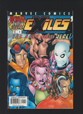 Exiles #1 (2001) 1ST TEAM & MULTI 1st appearances - MORPH TIMEBROCKER ...