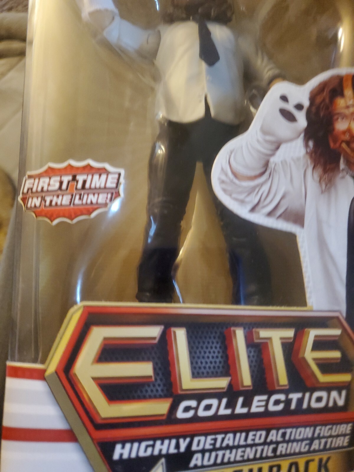 WWE Elite 17 MANKIND Action Figure w/ Mask & Mr Socko Mattel 2012 NEW ...