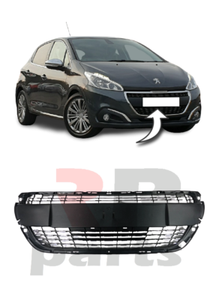 FOR PEUGEOT 208 ALLURE 2015-2019 FRONT BUMPER LOWER CENTER GRILLE NO ...