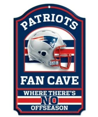 New England Patriots Wood Sign - 11&x17& Fan Cave Design | eBay