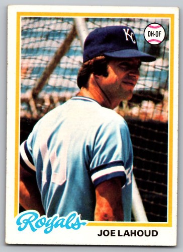 1978 Topps #382 Joe Lahoud Kansas City Royals | eBay