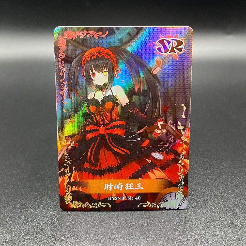 Kurumi Tokisaki Custom Waifu Card Date A Live SRII TCG Doujin Goddess ...