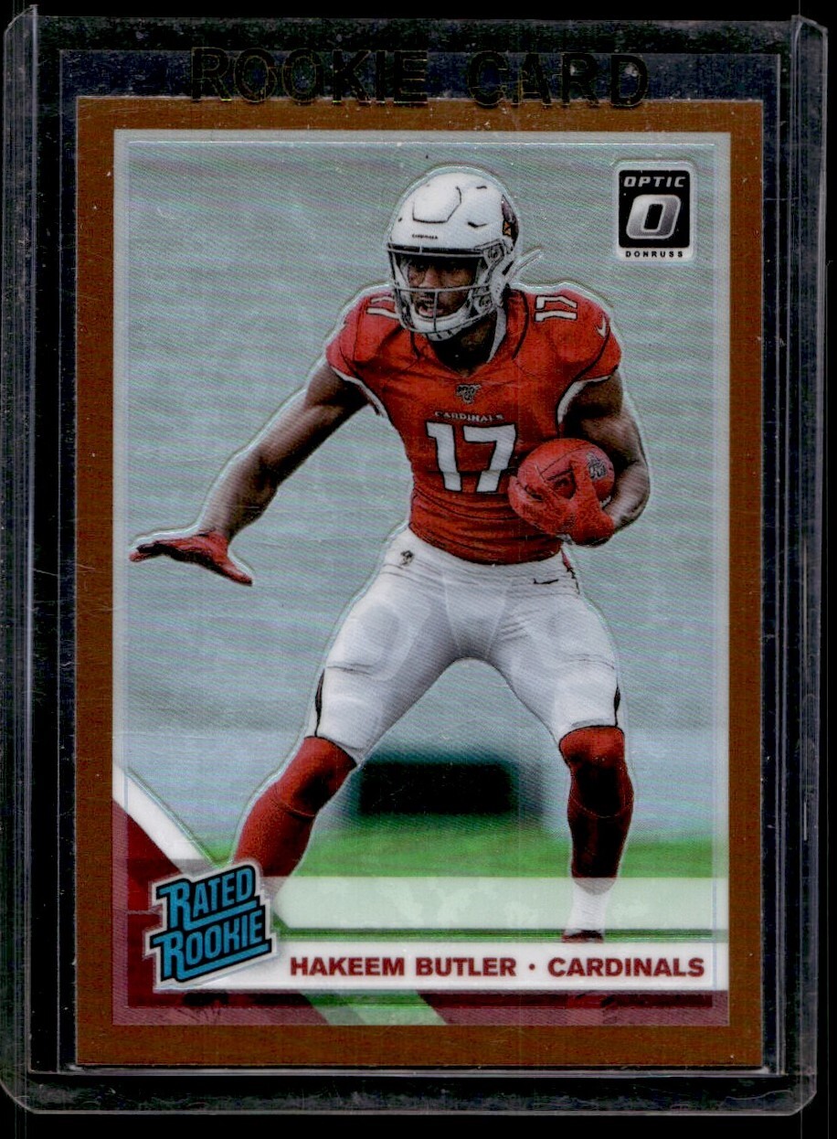 2019 Donruss Optic Bronze Hakeem Butler Rookie Arizona Cardinals #166 ...