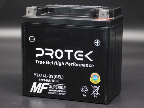 YTX14L-BS GYZ16HL 12V Gel Battery 14Ah for 2004-2017 Harley Sportster ...