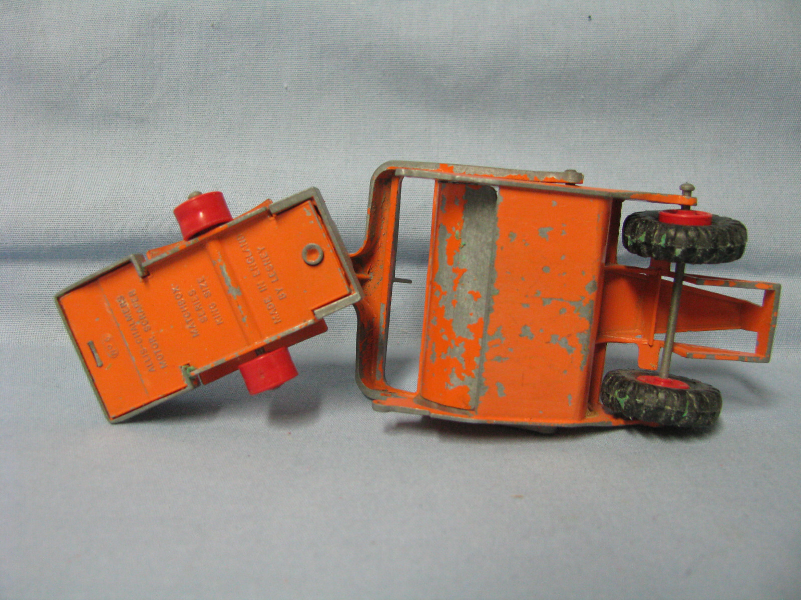 Vintage Lot Matchbox King Size Hatra Tractor Allis Chalmers Scraper ...