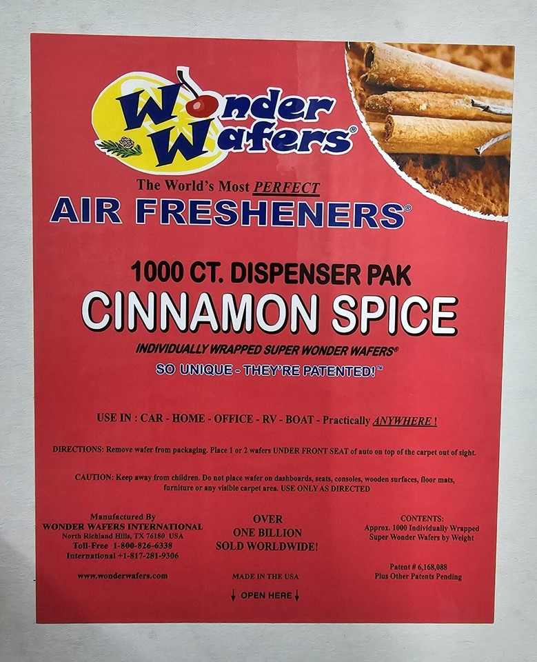 Wonder Wafers INDIVIDUALLY WRAPPED Air Fresheners - 24 Different Scents ...