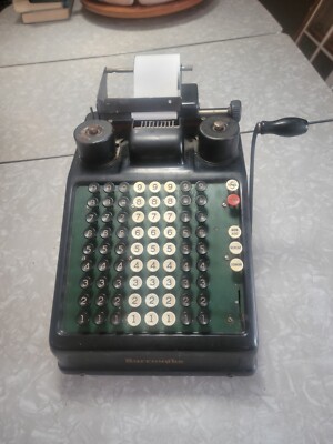 Cash Register, Adding Machines - Vintage Burroughs Adding Machine