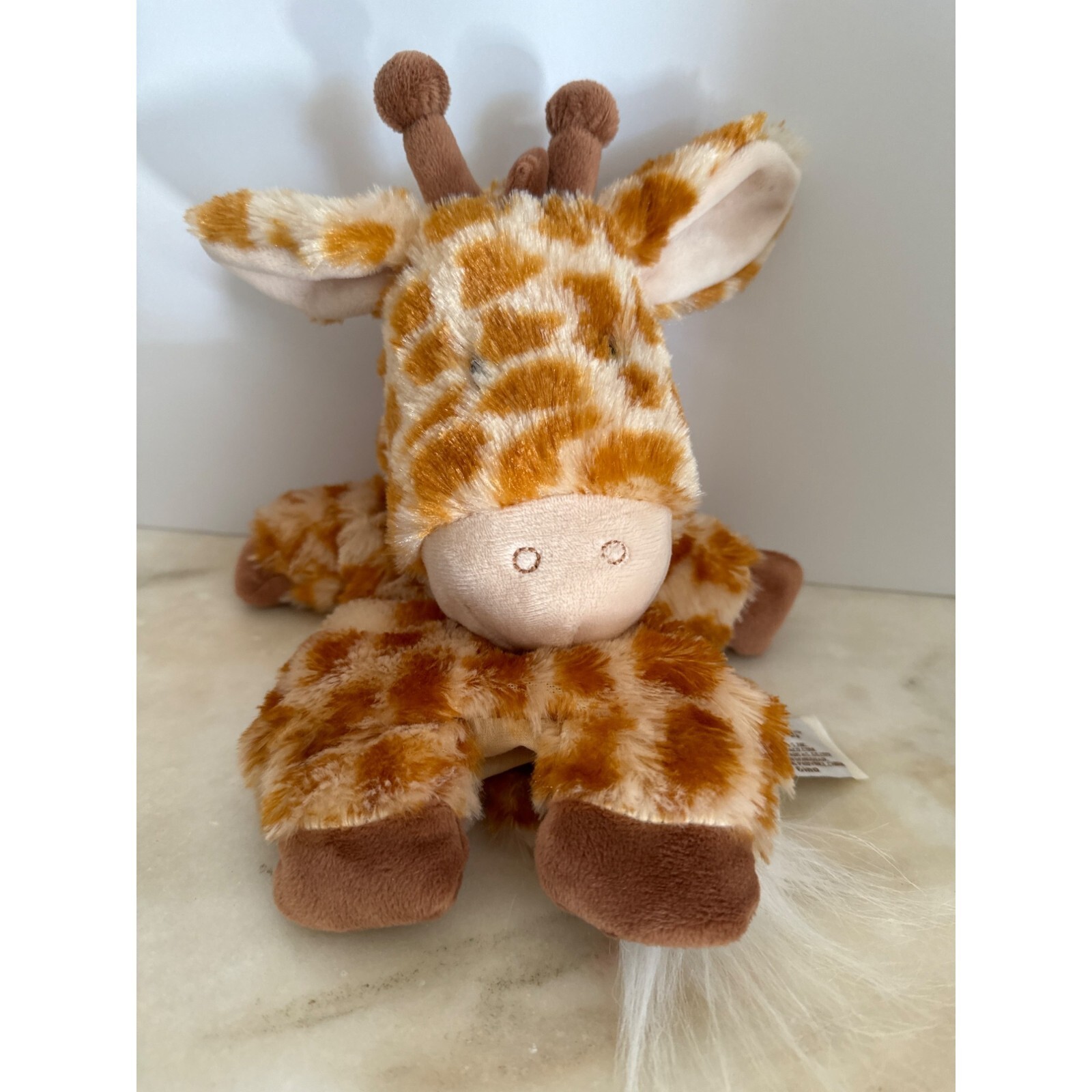 Nat & Jules Giraffe Plush Hand Puppet Toy Orange Cream Soft | eBay