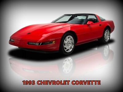 1993 Chevrolet Corvette NEW Metal Sign: Pristine Restoration in Red | eBay