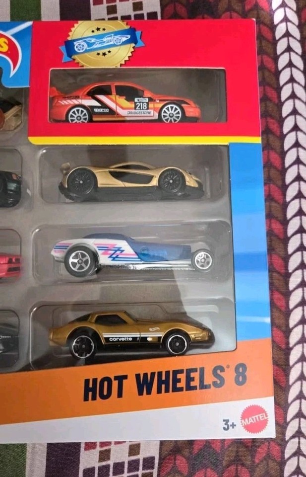 Hot Wheels Cars & Trucks Set with 1 Exclusive Car - 1:64 Scale - 8pk | eBay