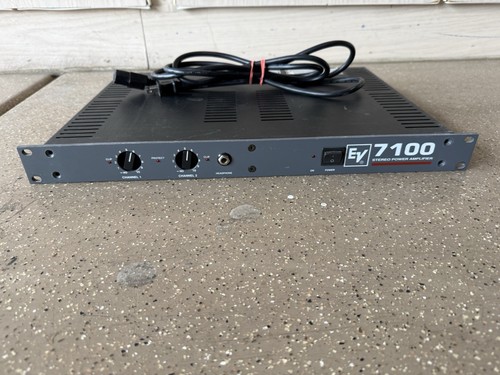 Electro-Voice EV 7100 2-Channel 1RU Rack Mount Stereo Power Amplifier ...