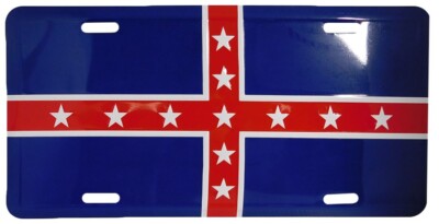 Polk Battle Flag 6"x12" Aluminum License Plate Sign | eBay