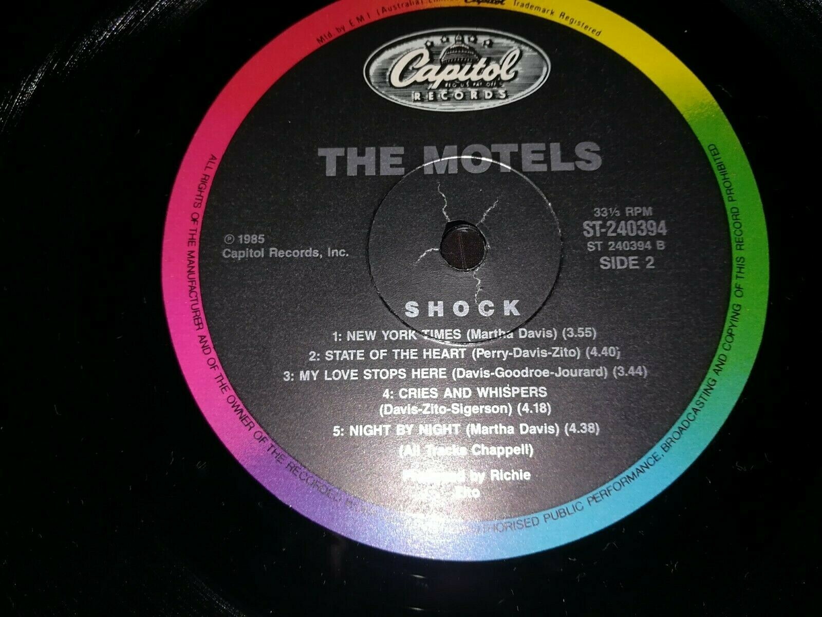 THE MOTELS-SHOCK.12'' LP | eBay