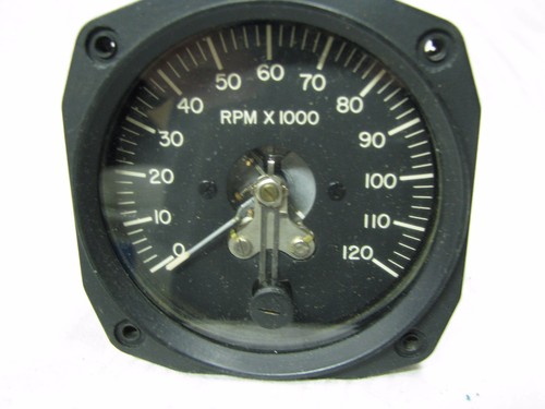 NEW Vintage AIRCRAFT FLIGHT TACHOMETER 120,000 RPM Pace Engineering Co ...