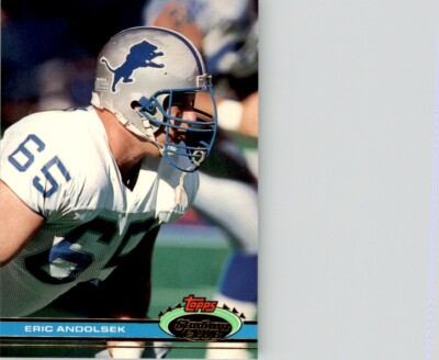 1991 Stadium Club Eric Andolsek . Detroit Lions #243 | eBay