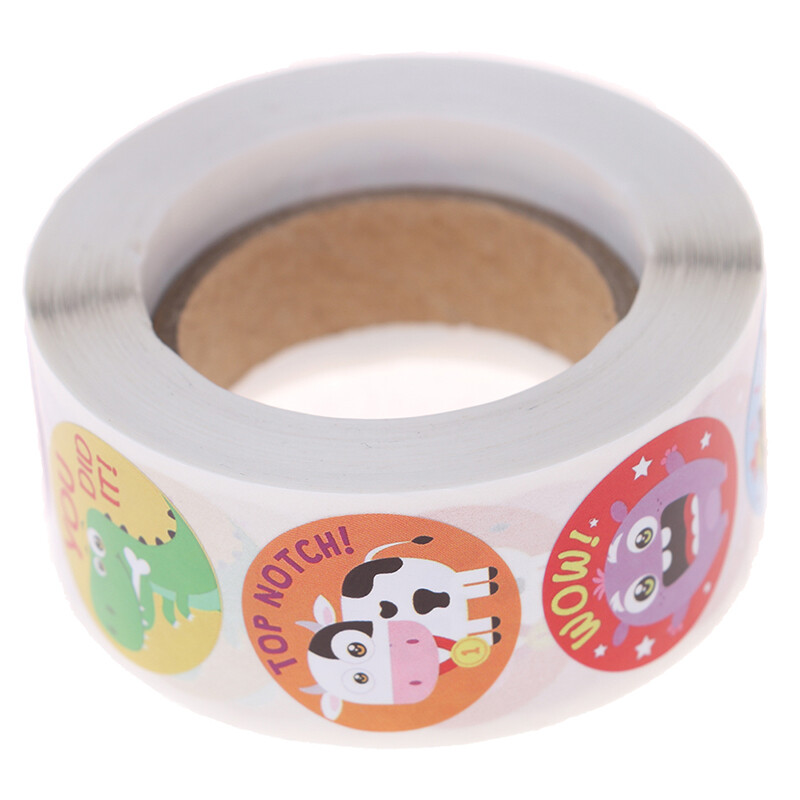 500PCs Kids Reward Stickers Encouragement Sticker Roll for Students ...