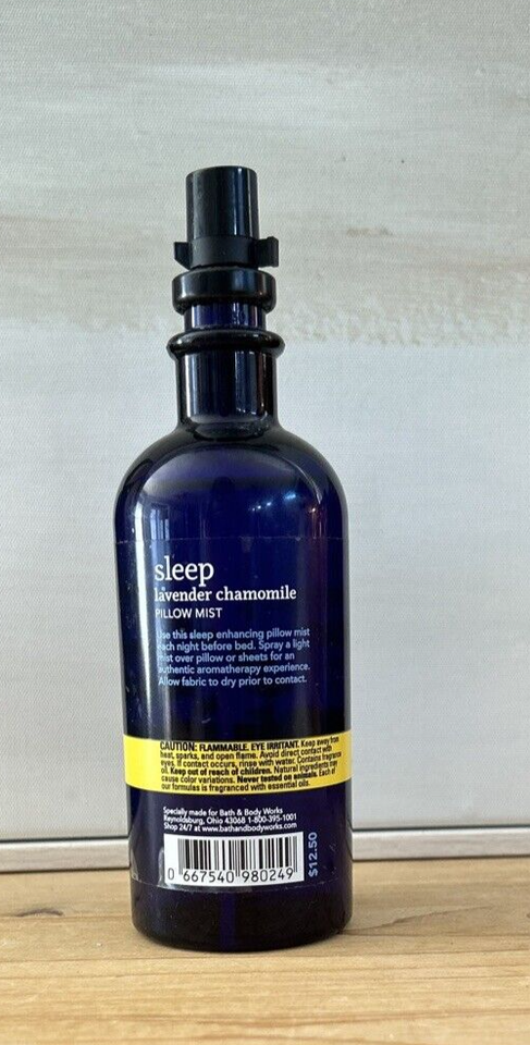 Bath & Body Works Aromatherapy LAVENDER CHAMOMILE Sleep Pillow Mist 5.3 ...