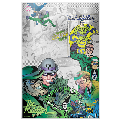Niue 1 $2019-Batman ™ The Riddler Villains (2.) - 5 Size Coin Note ...
