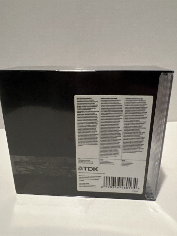 TDK CD-RW Rewritable Data CD's 1x-4x, 700MB 80 min Lot of 5 Factory ...