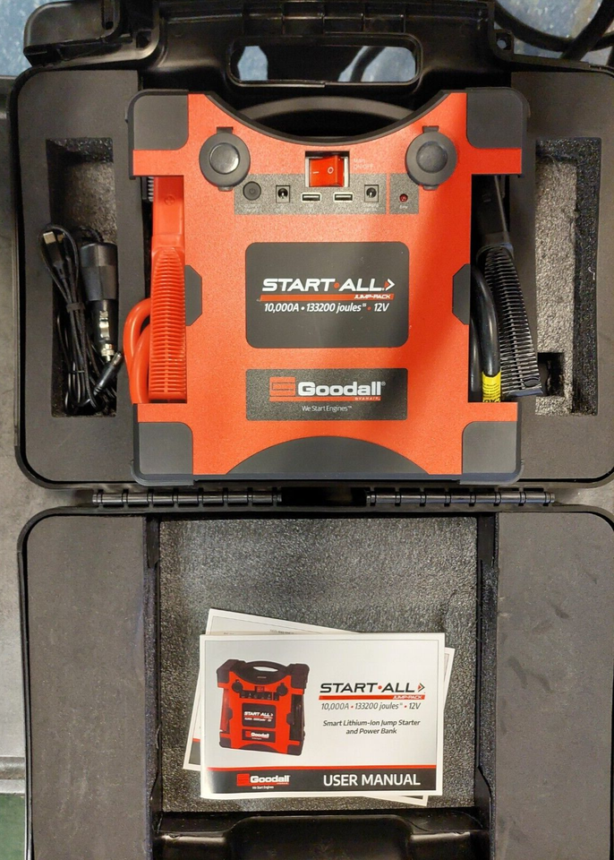 Goodall JP-12-10000 12 Volt Lithium 10,000 Amp Start All Jump Pack | eBay