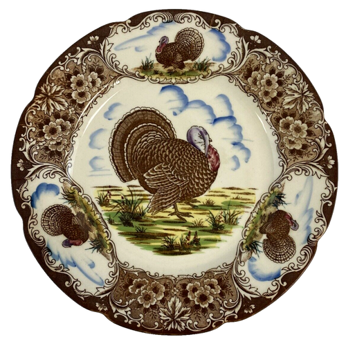 Maruta Ware MAR4 10 3/8" Dinner Plate Turkey and Sky Center and Rim | eBay