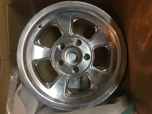 PACER 15 POLISHED ALLOY WHEEL R-WINDOW 15X8 5X4.75 0 OFFSET 541P-5865 ...