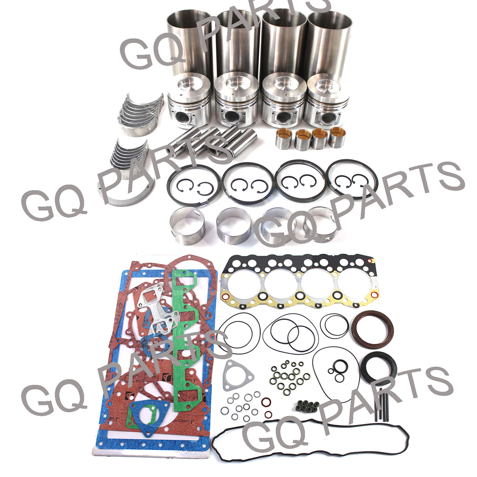 For Perkins 804C-T Engine Rebuild Kit CAT 246B 252B 267B 277B Skid ...