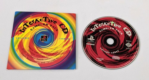 Interactive CD Sampler Pack Volume Three Demo Sony PlayStation 1 PS1 ...